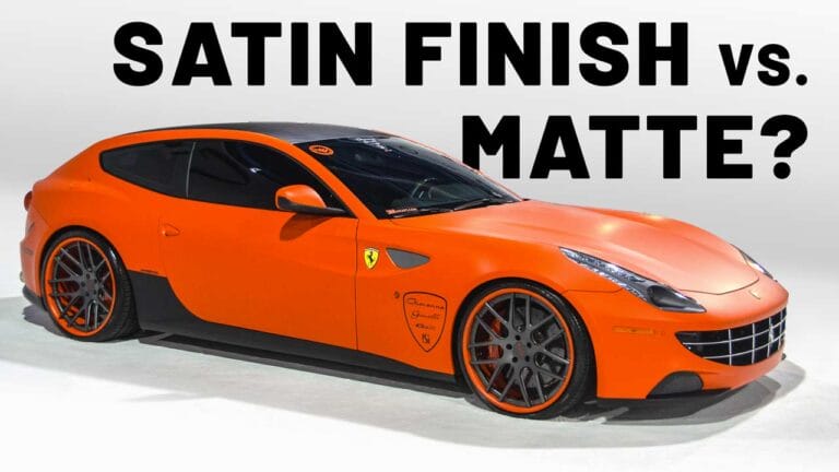 Matte vs Satin vs Flat Car Paint Finishes