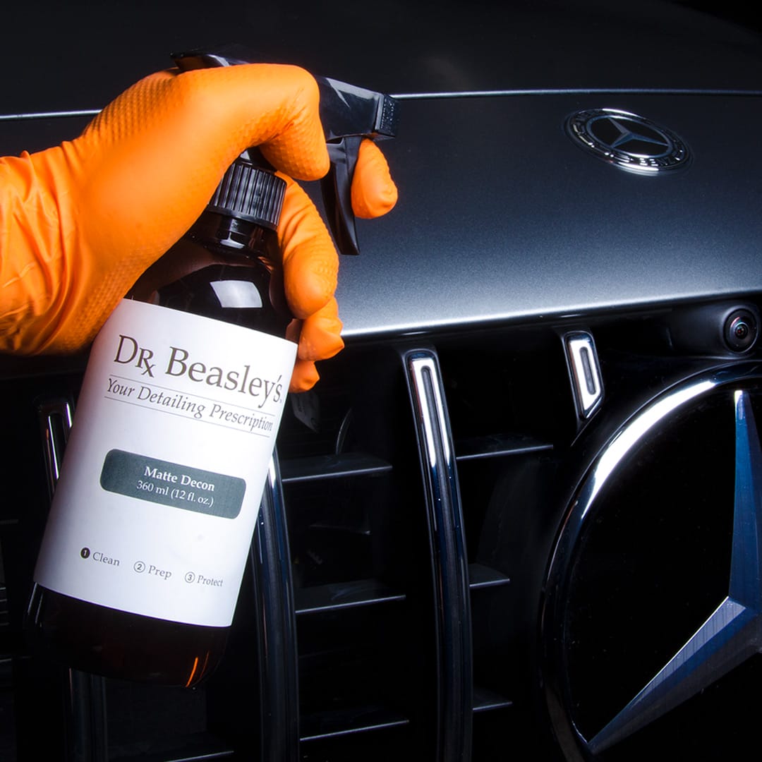 Clean Matte Paint, Matte Chemical Decontaminate