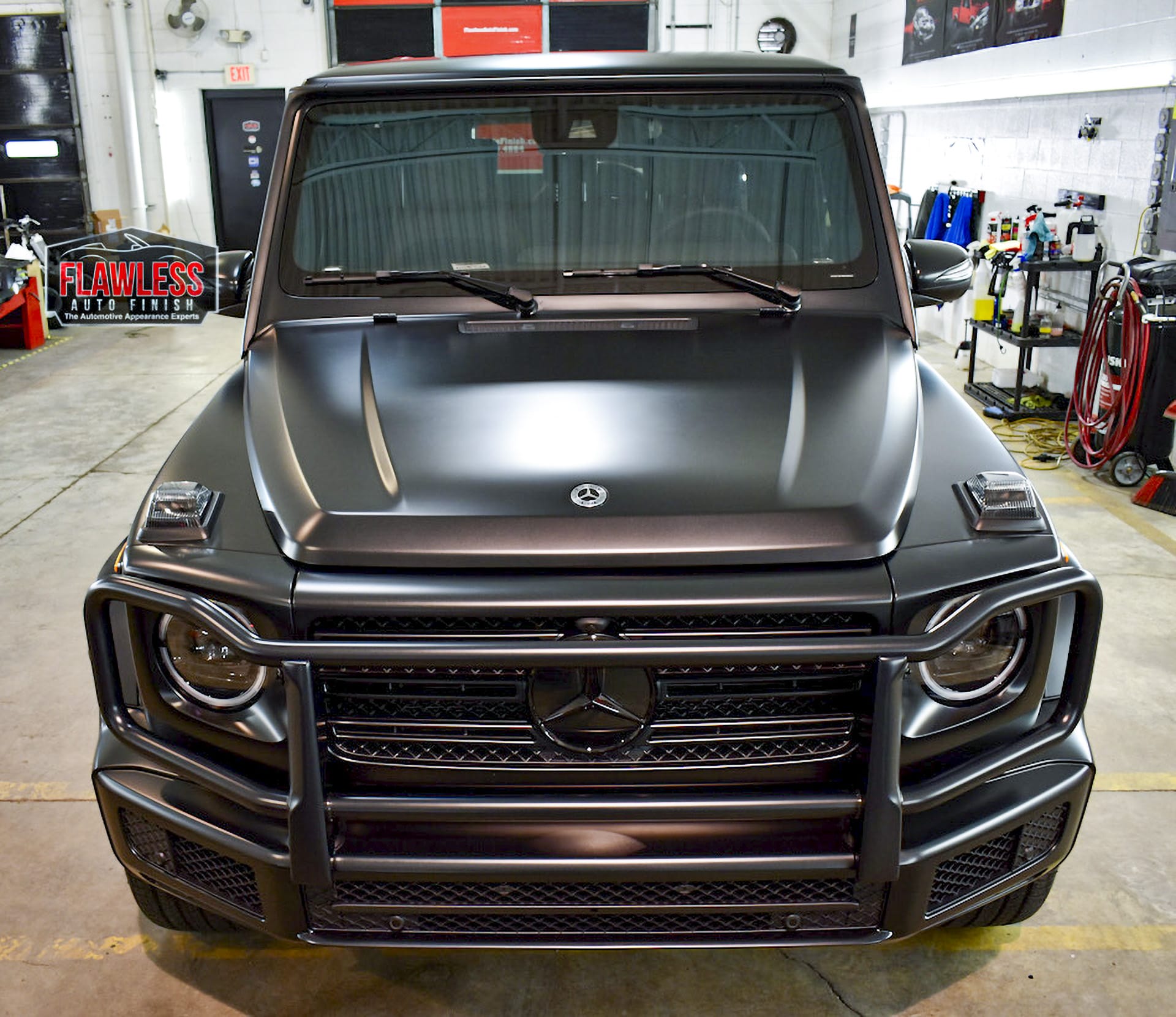 Case Study: 2021 Matte Black Mercedes-Benz G550 by Flawless Auto Finish ...