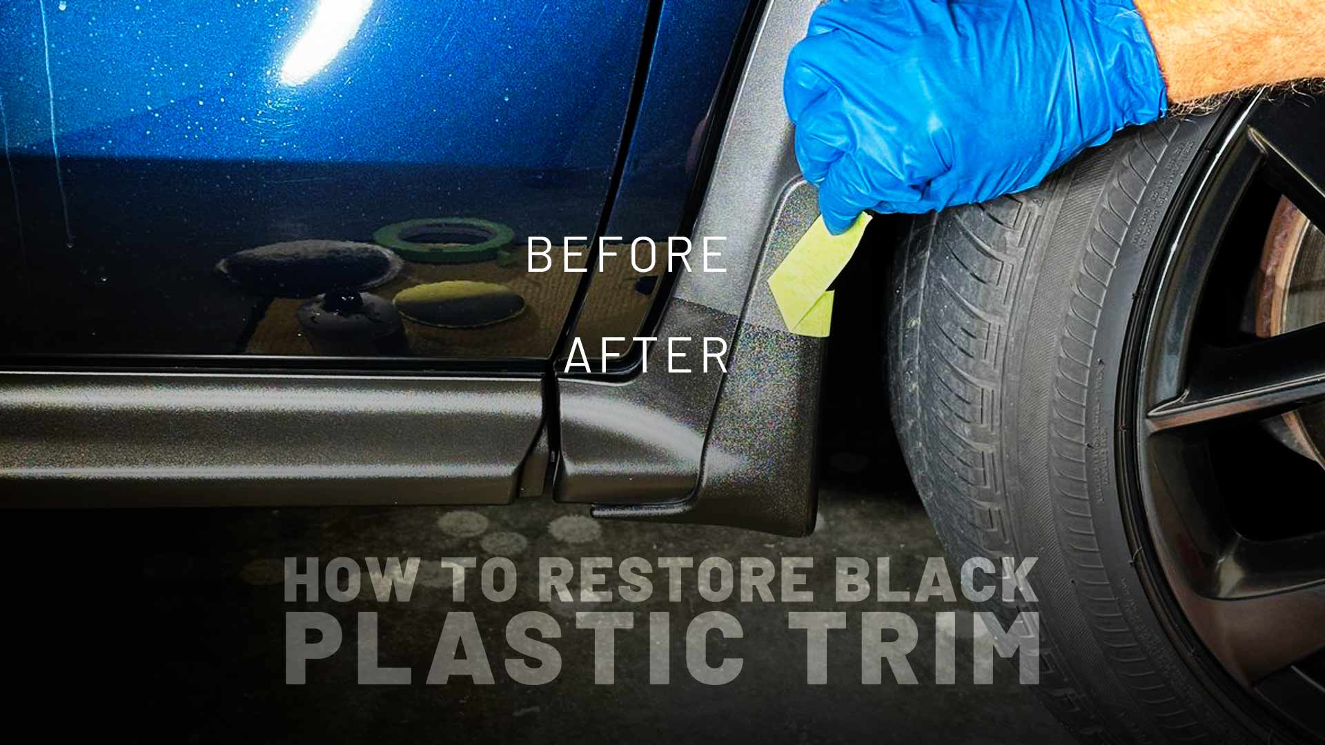 How to Clean & Restore Black Plastic Trim on Cars | Dr. Beasley's