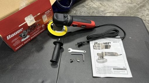 Harbor Freight DA Polisher Review & Guide | Bauer 5.7 Amp 6 in. Short ...