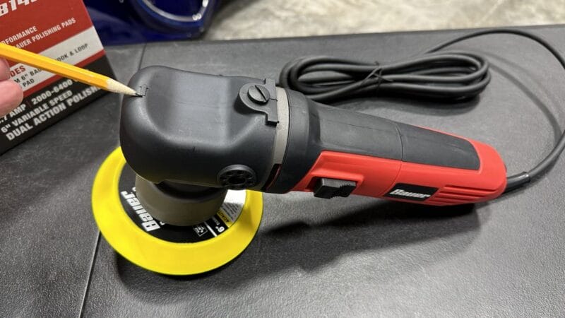 Harbor Freight DA Polisher Review & Guide | Bauer 5.7 Amp 6 in. Short ...
