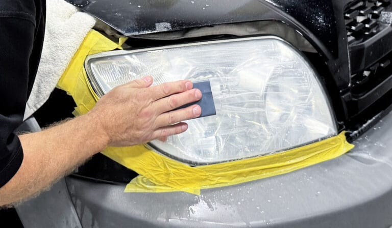 How to Restore Headlights by Hand Sanding | Dr. Beasley's