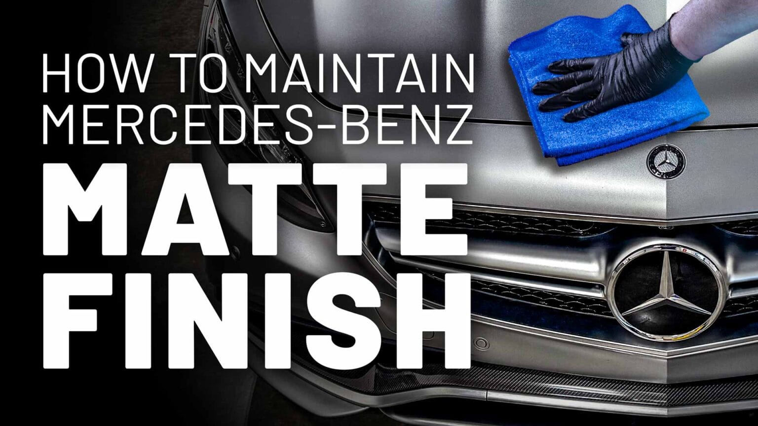 How to Maintain Mercedes-Benz OEM Matte Finish Paint | Dr. Beasley's